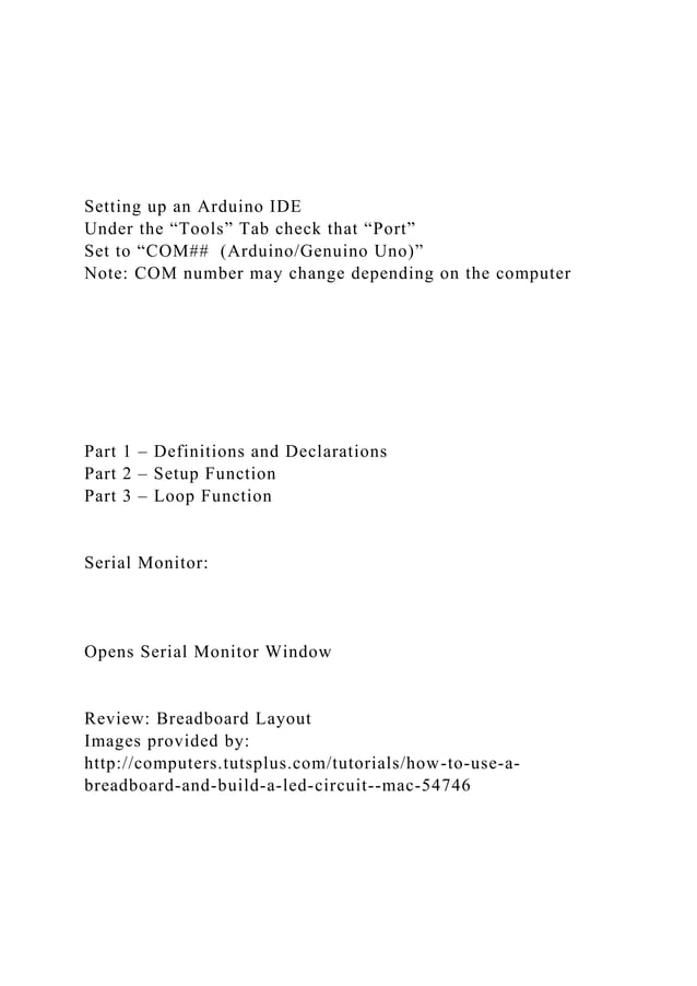 Introduction To ARDUINO MicrocontrollersArduino Produc.docx