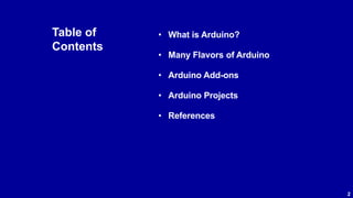 Introduction to Arduino | PPTX