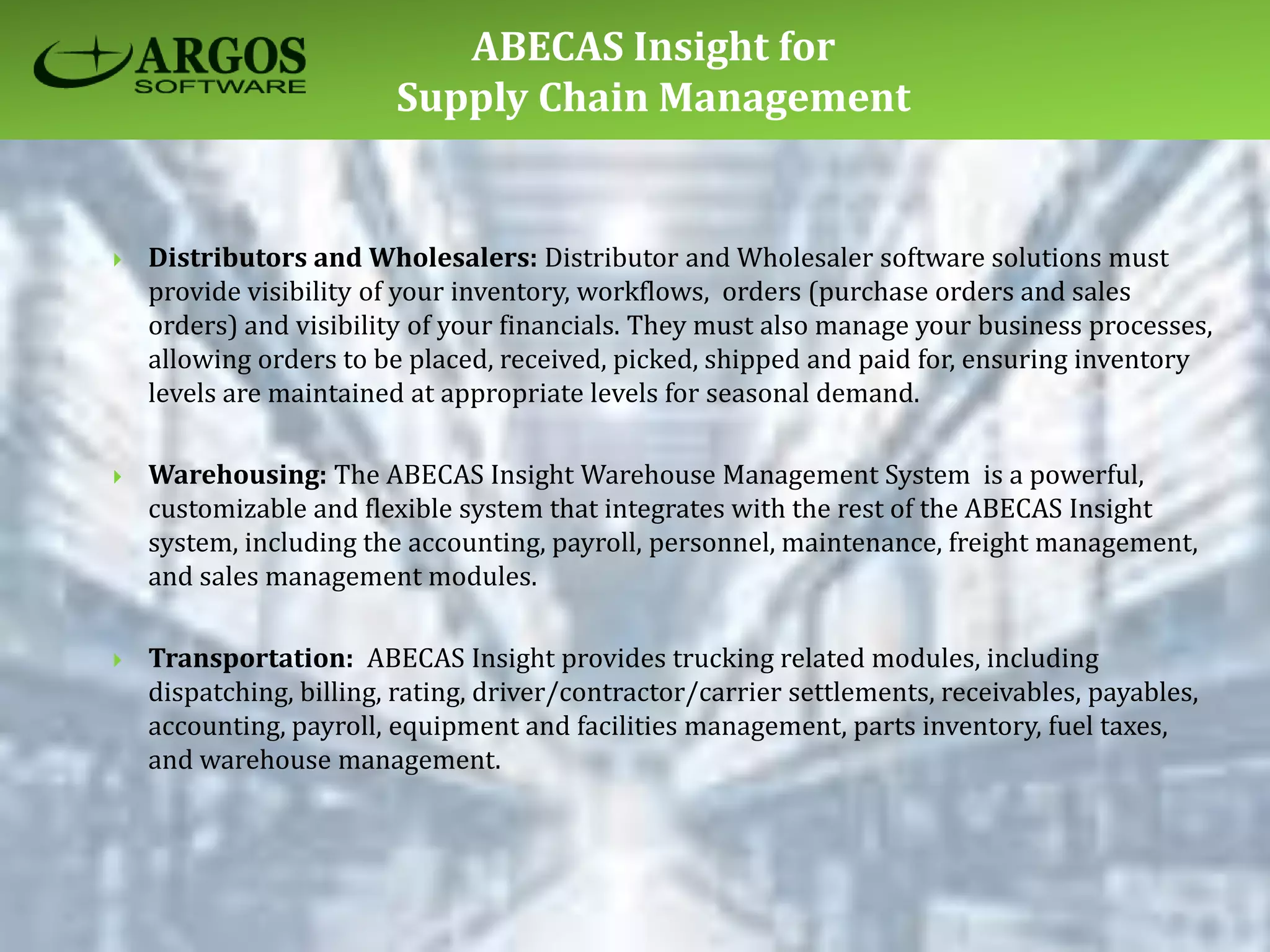 Introduction to Argos Software | PPTX