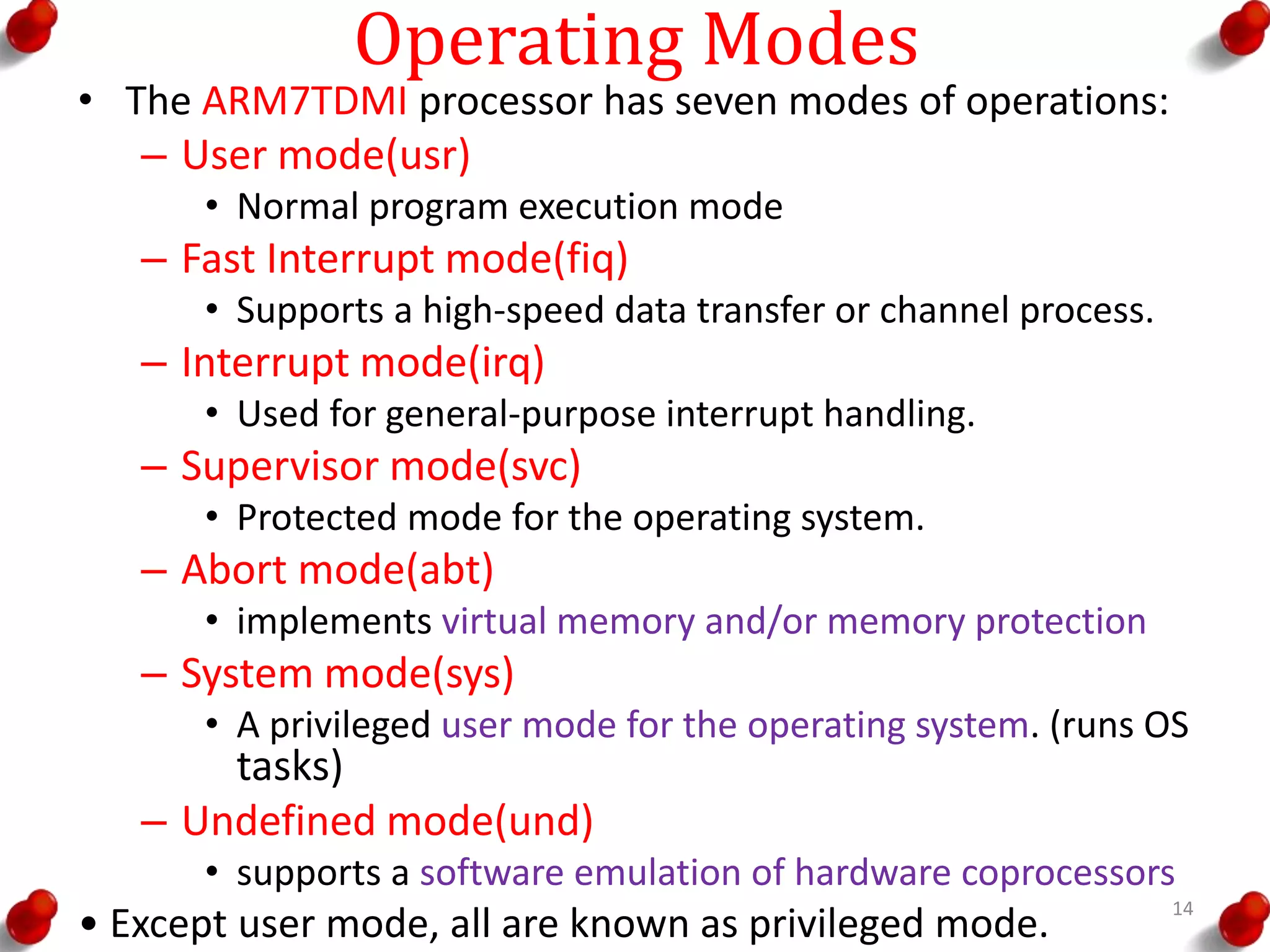 Introduction to arm processor | PPTX | Operating Systems | Computer Software and Applications