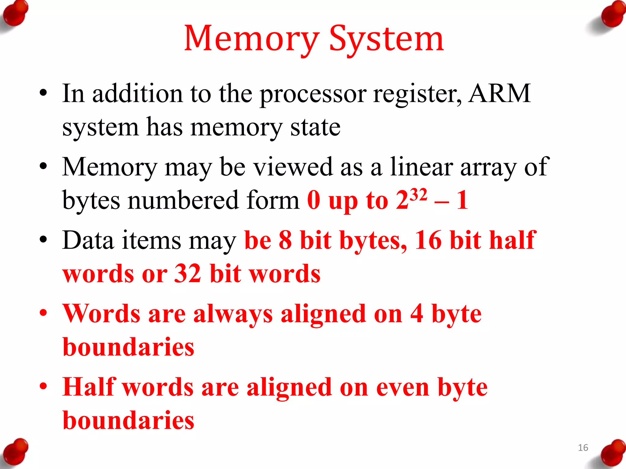 Introduction to arm processor | PPTX | Operating Systems | Computer Software and Applications