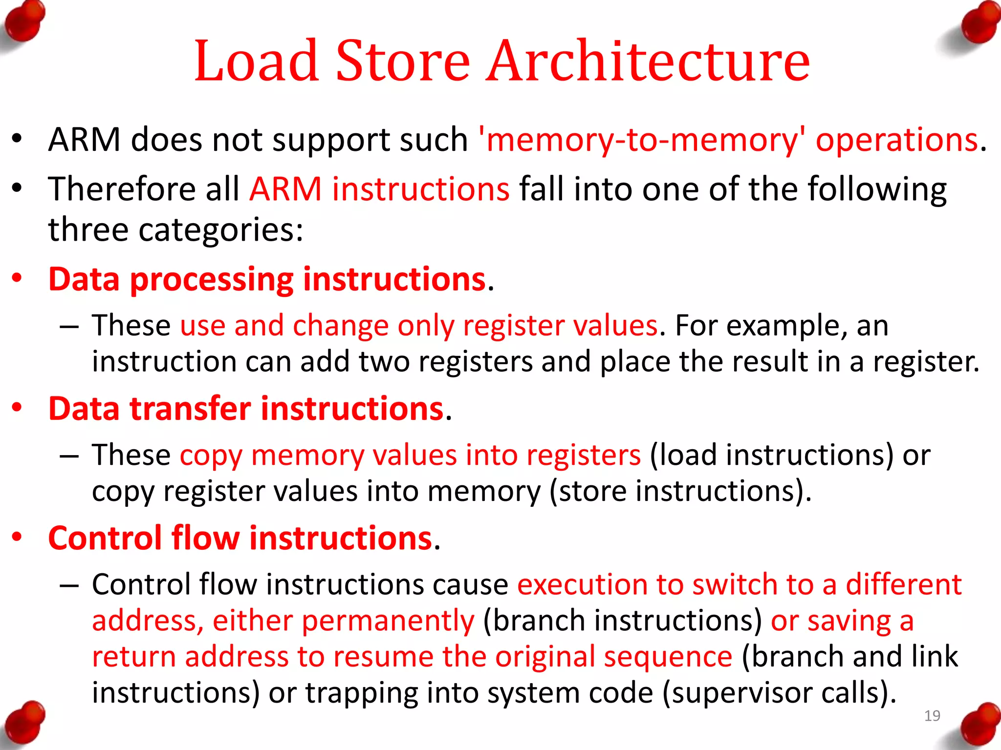Introduction to arm processor | PPTX | Operating Systems | Computer Software and Applications