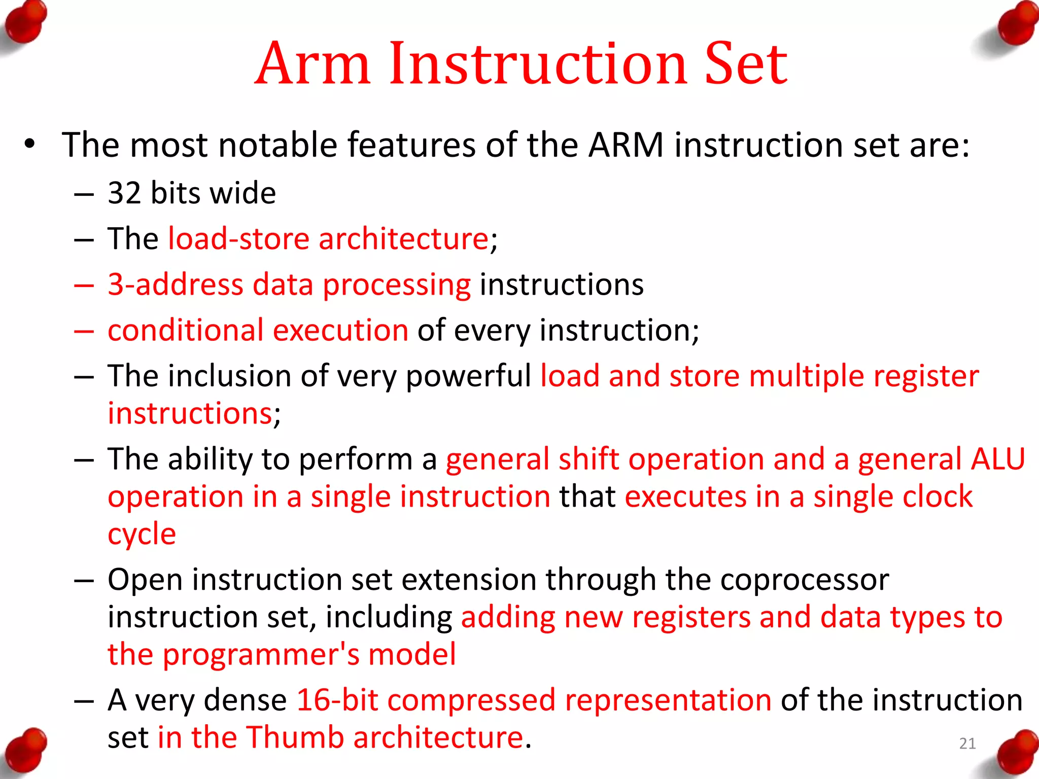 Introduction to arm processor | PPTX | Operating Systems | Computer Software and Applications