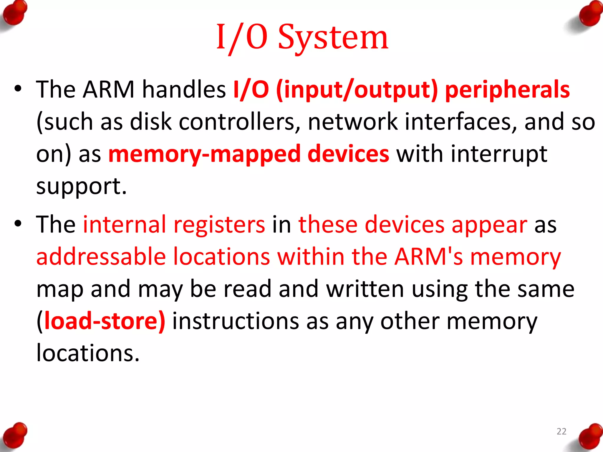 Introduction to arm processor | PPTX | Operating Systems | Computer ...