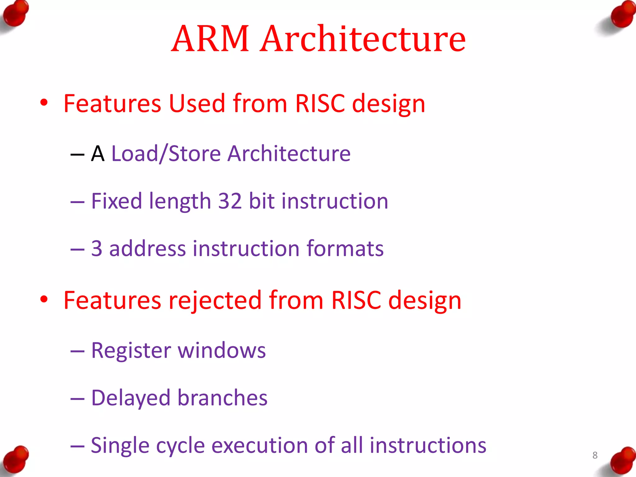 Introduction to arm processor | PPTX | Operating Systems | Computer ...