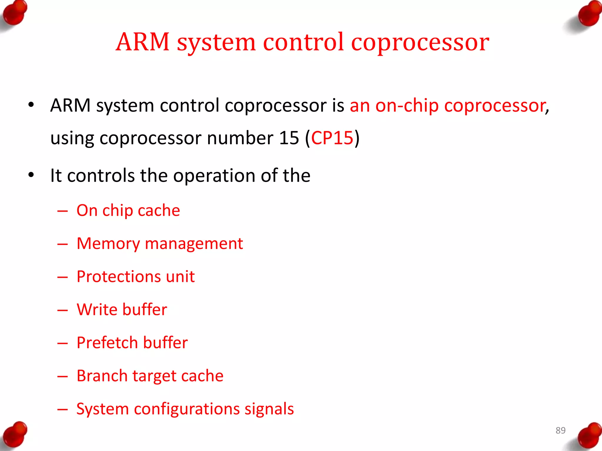 Introduction to arm processor | PPTX
