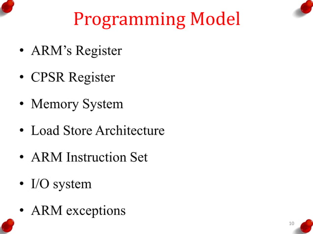 Introduction to arm processor | PPTX | Operating Systems | Computer ...