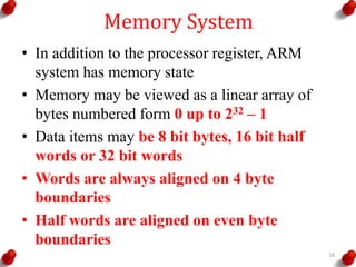 Introduction to arm processor | PPTX
