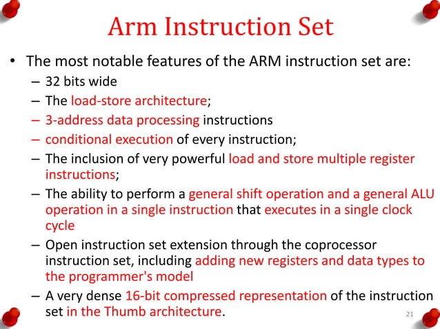 Introduction to arm processor | PPTX | Operating Systems | Computer ...