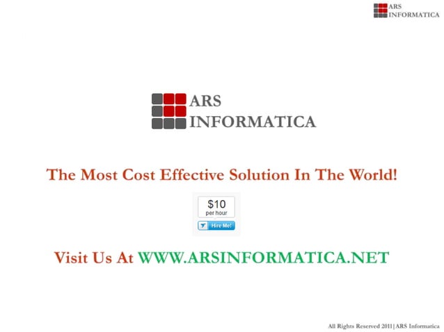 Introduction to ARS Informatica | PPTX