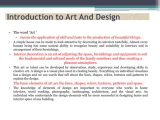 Introduction to art and design | PPTX
