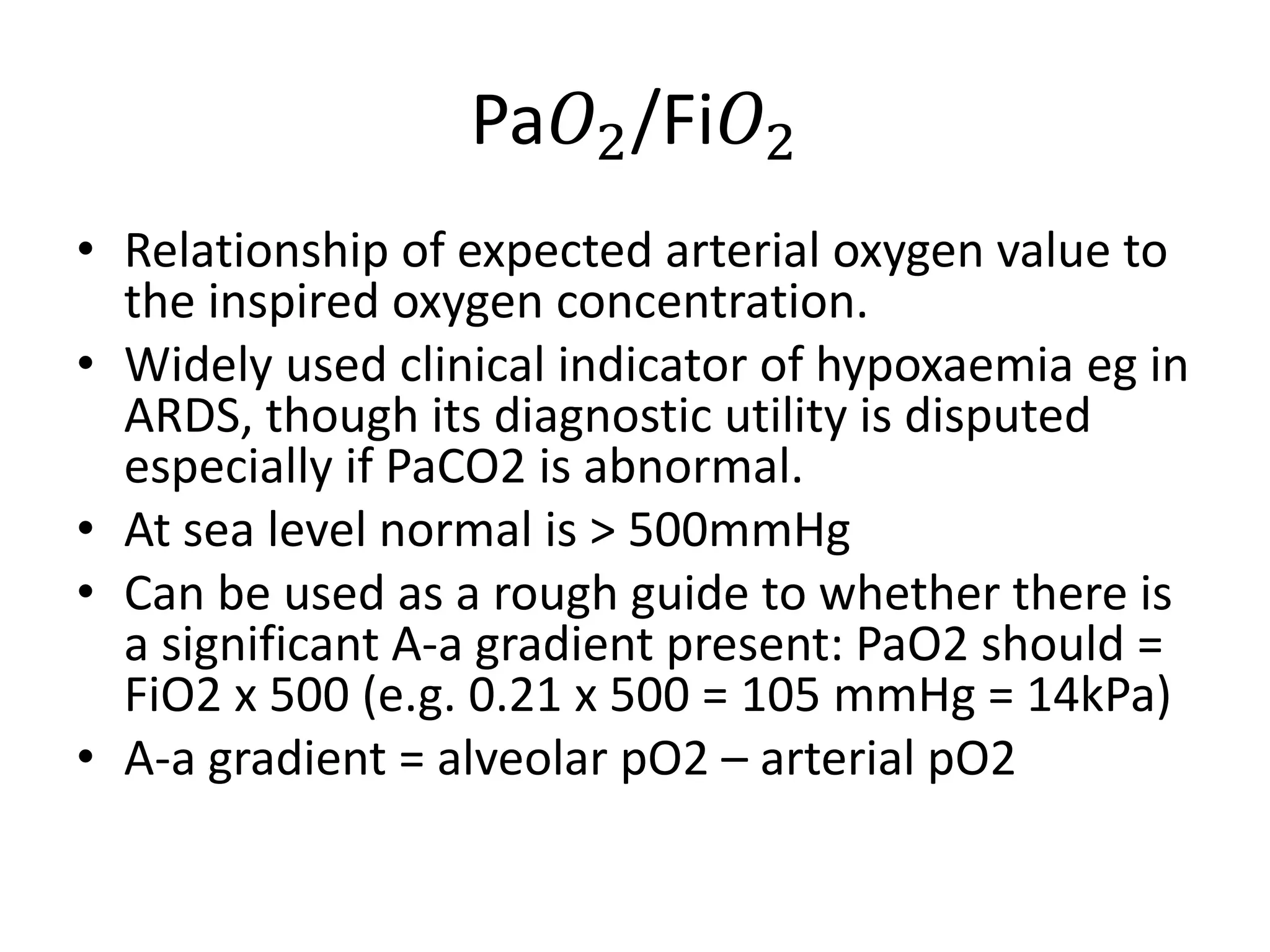 Introduction to arterial blood gases | PPT
