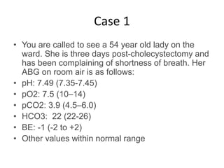 Introduction to arterial blood gases | PPT