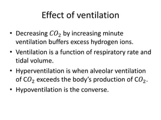 Introduction to arterial blood gases | PPTX
