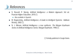 Introduction to artificial intelligence | PDF