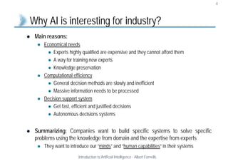 Introduction to artificial intelligence | PDF