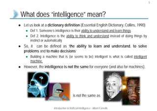 Introduction to artificial intelligence | PDF
