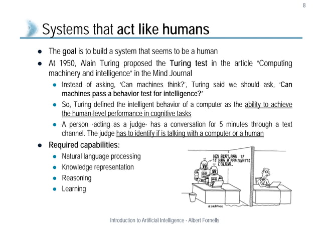 Introduction to artificial intelligence | PDF