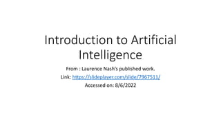 Introduction to Artificial Intelligence.pptx