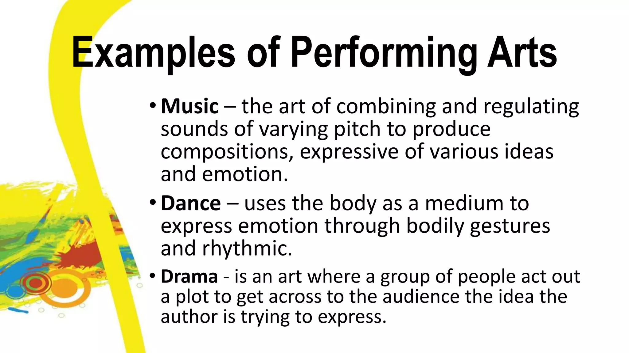 Introduction to arts | PPTX