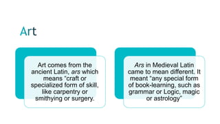 Introduction to Arts and its Assumptions.pptx