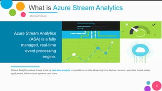 Introduction to Azure Stream Analytics | PPTX