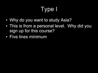 Introduction to asian studies | PPT