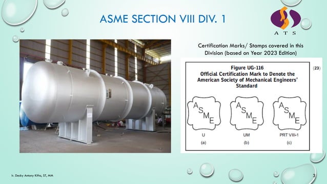 Introduction to ASME VIII Div 1 (ATS).pdf | Science