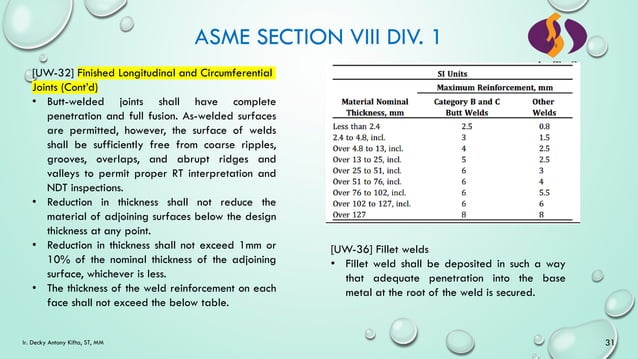 Introduction to ASME VIII Div 1 (ATS).pdf | Science