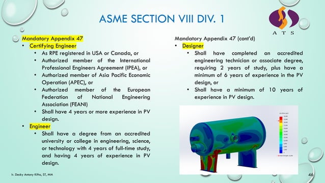 Introduction to ASME VIII Div 1 (ATS).pdf | Science