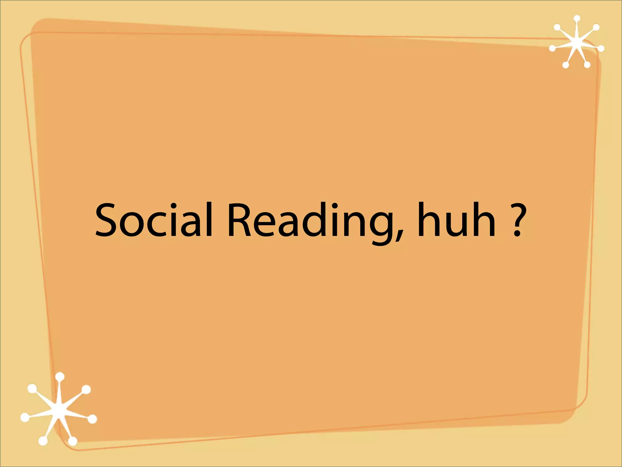 Introduction to a social reading website-呂維德 | PDF