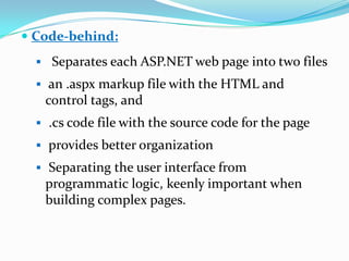 Introduction to asp | PPT