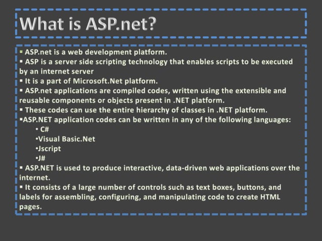 Introduction to asp.net