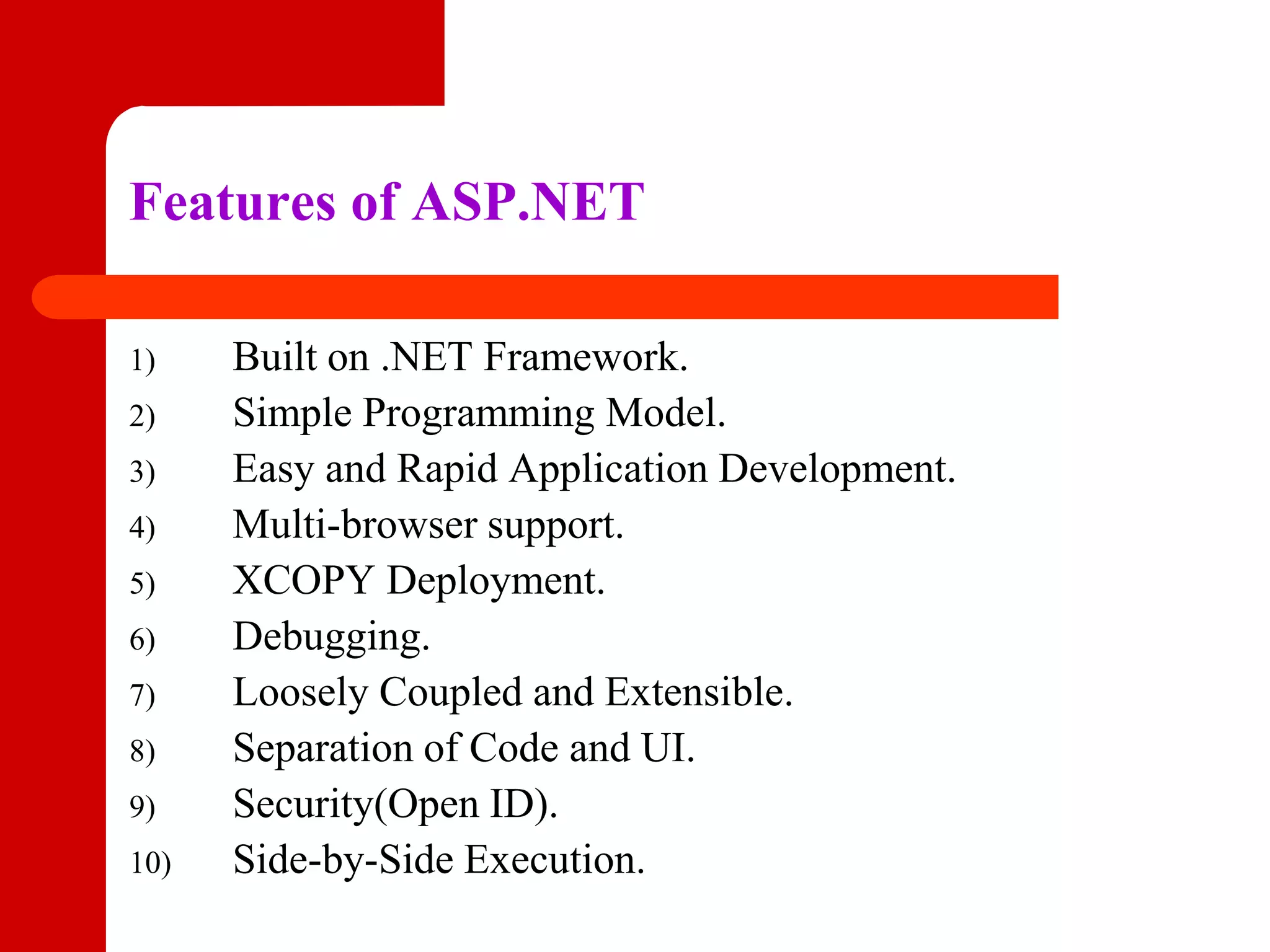 Introduction to asp.net