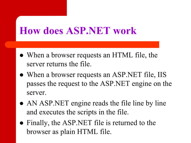 Introduction to asp.net