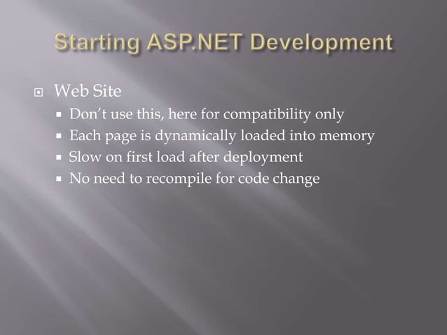Introduction to asp .net | Web Design and HTML | Internet