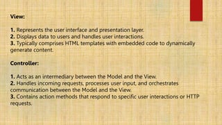 Introduction to ASP.NET Core MVC and the MVC Pattern.pptx