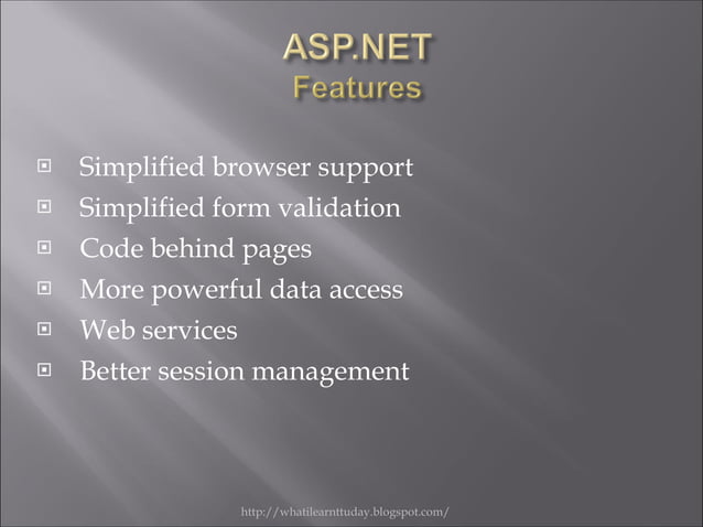 Introduction to asp.net