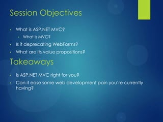 Introduction to asp.net mvc | PPT