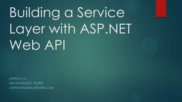 Introduction To Web Api Ppt