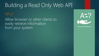 Introduction to asp.net web api | PPTX