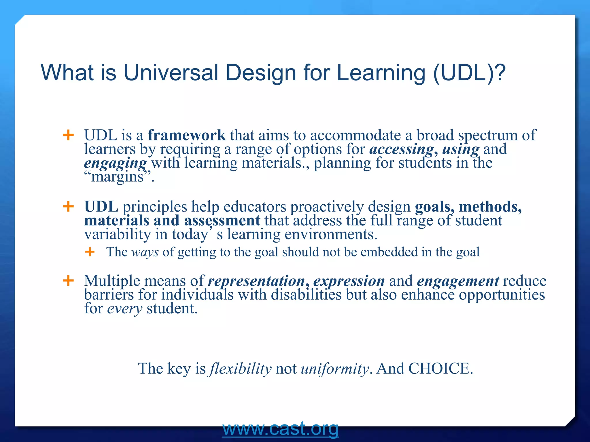 Introduction to assistive technology, AAC and UDL | PPTX