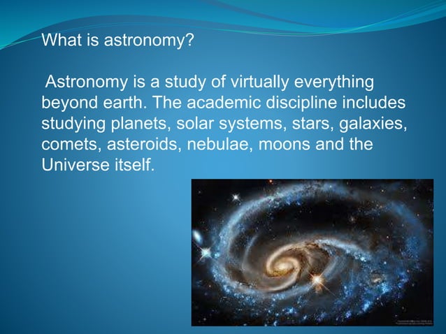 INTRODUCTION TO ASTRONOMY.pptx | Astrology | Religion & Spirituality