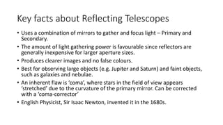 Introduction to astronomy telescopes-astrophotography | PPTX