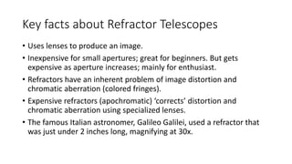 Introduction to astronomy telescopes-astrophotography | PPTX