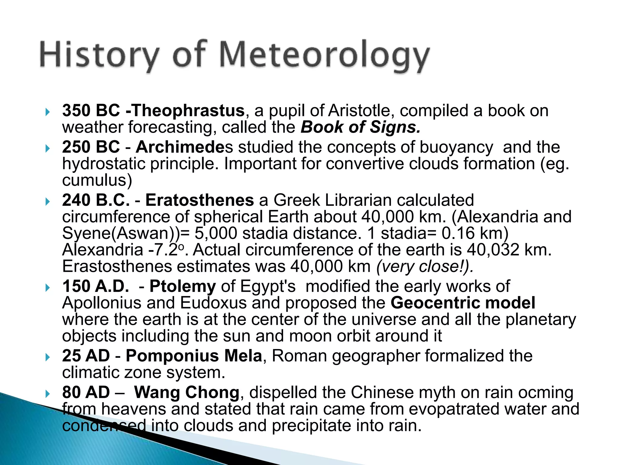 Introduction to atmospheric science | PPTX