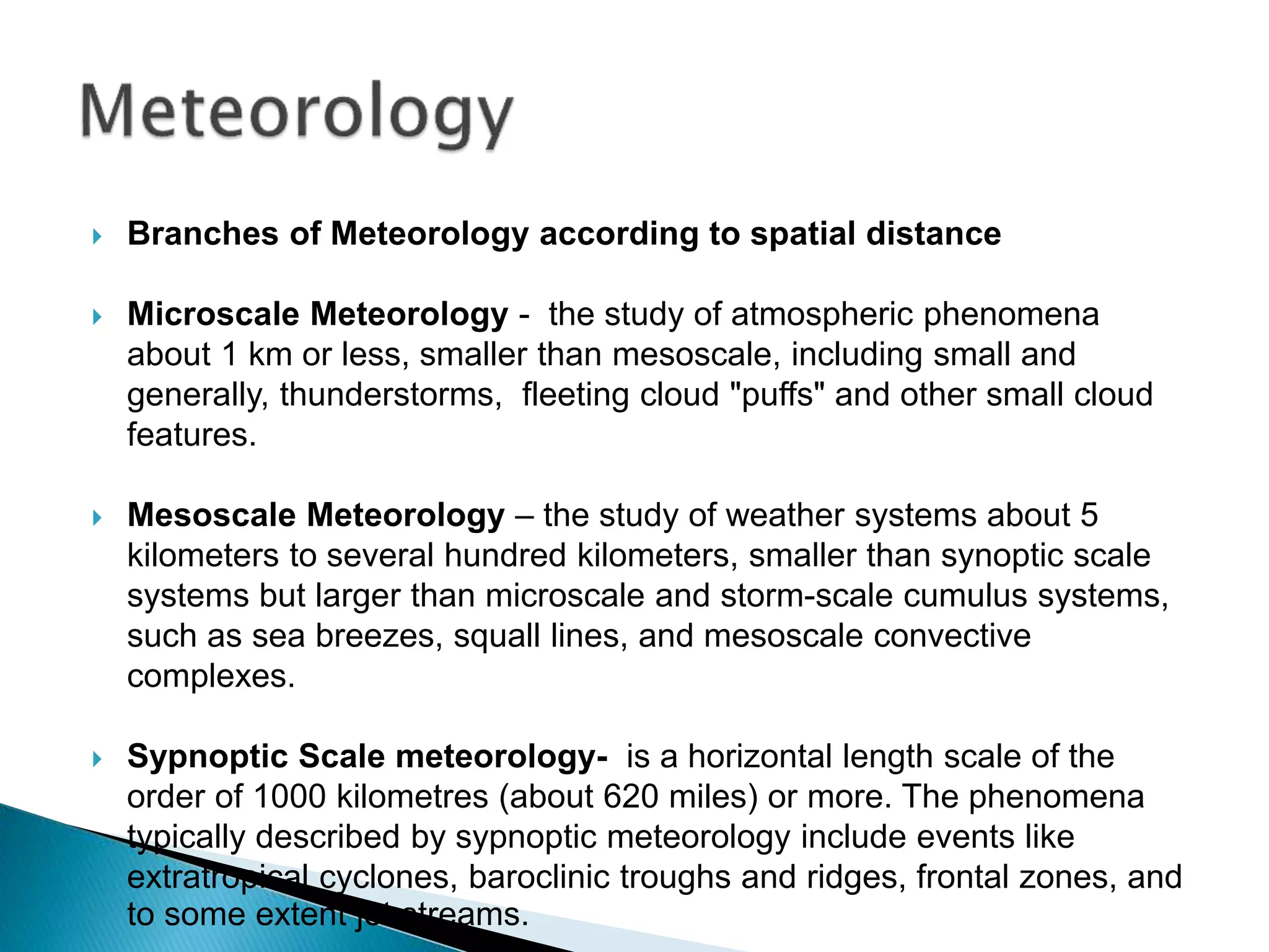 Introduction to atmospheric science | PPTX
