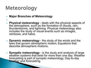 Introduction to atmospheric science | PPTX