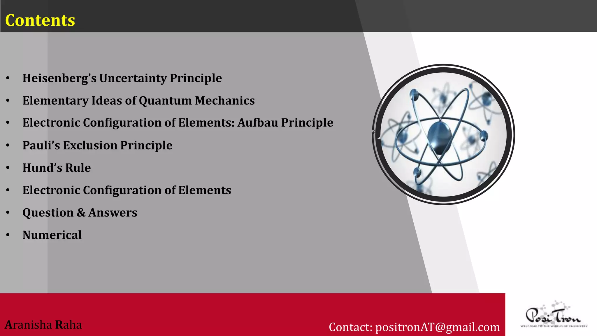 Introduction to Atomic Structure | PPTX