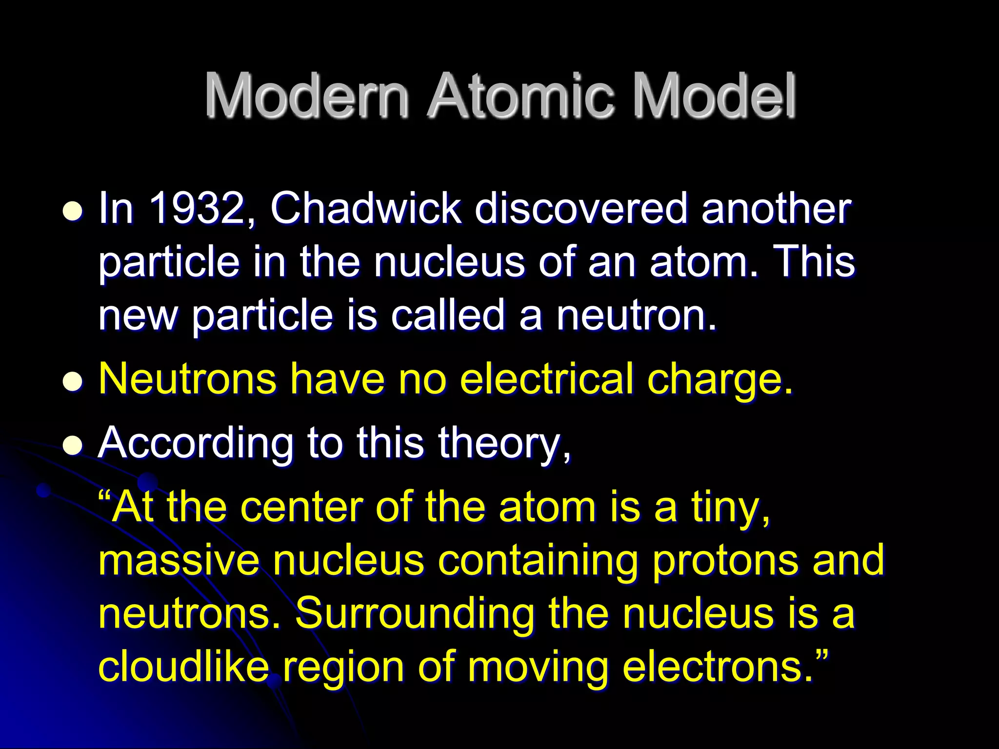 Introduction to atomic theory ppt | PPTX